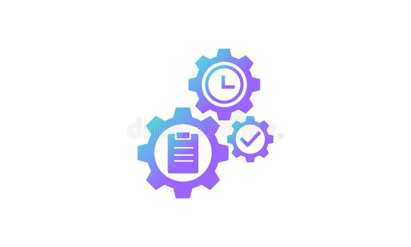 Vector Icon. Setting Gear Icon Concept. Modern Gradient Style Vector ...