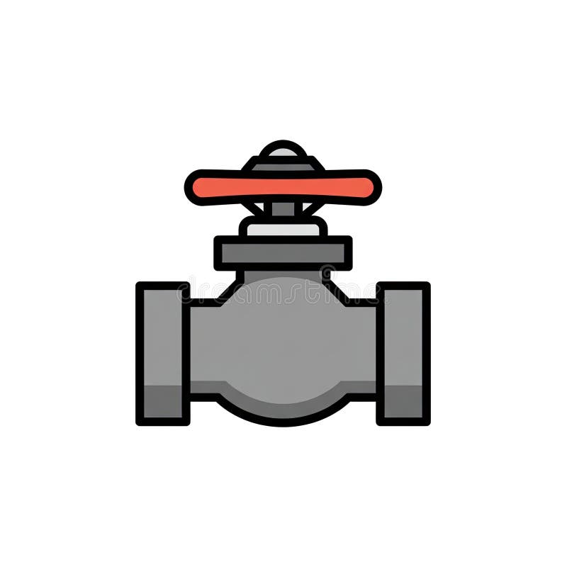 High Pressure Water Valve Icon: Robust Flow Control in Industrial ...