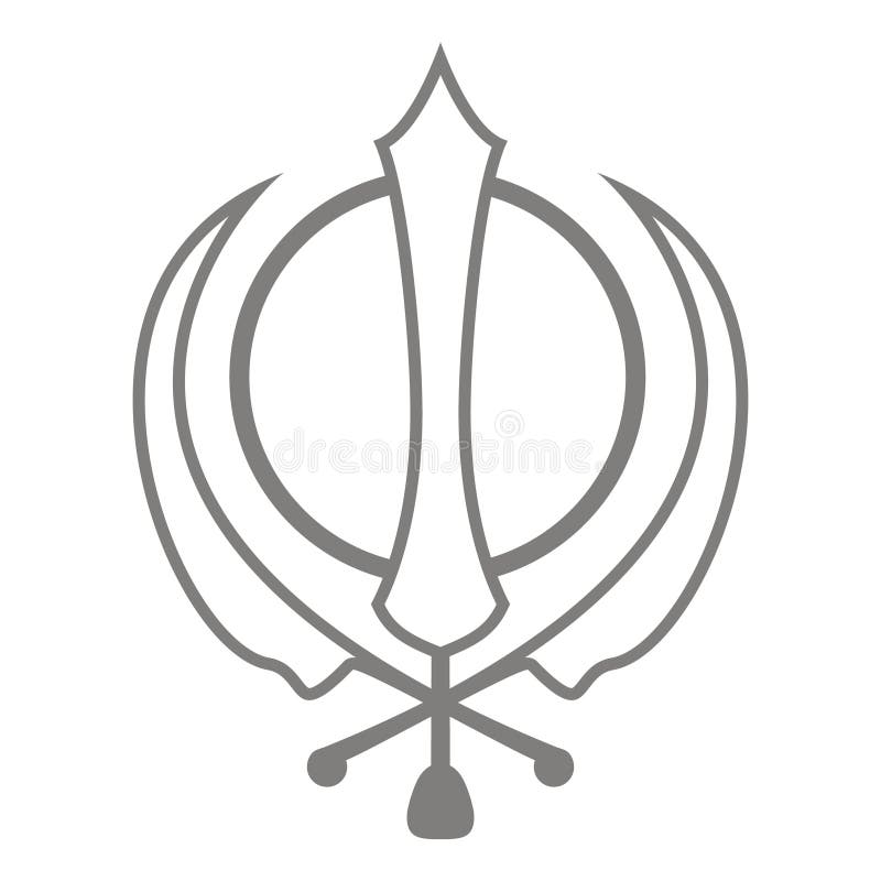 Khanda Icon Stock Illustrations – 287 Khanda Icon Stock Illustrations ...