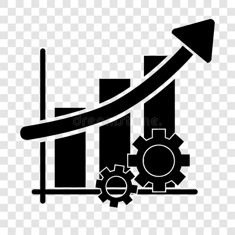 Icon Simple Illustration, Productivity Business Progress at Transparent ...