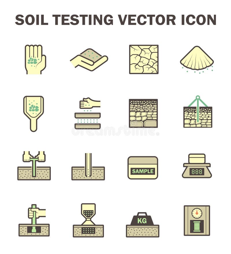 Soil test icon stock vector. Illustration of organic - 102373671