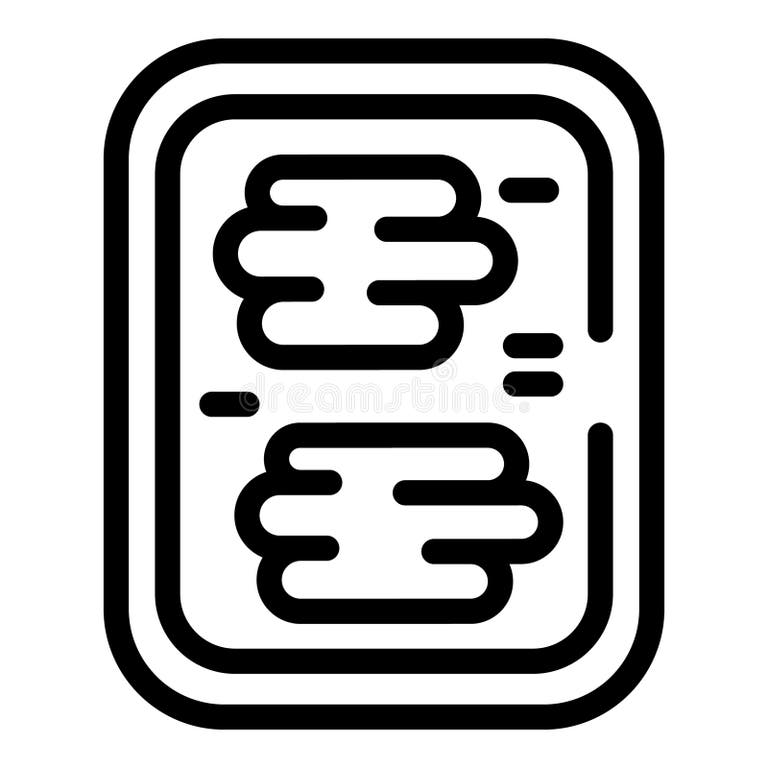 Vector Icon of Stacked Documents Stock Vector - Illustration of stack ...