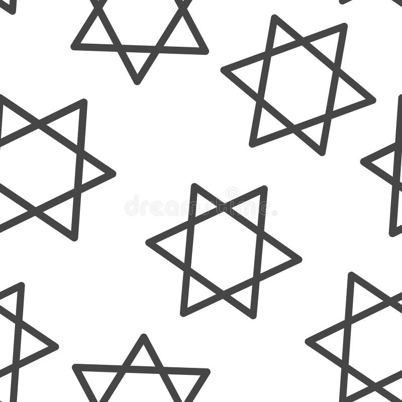 Vector Icon Star from Two Triangles. Illustration of a Five-pointed ...