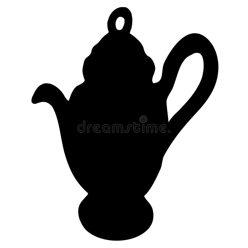 Vector Icon. Teapot for Tea. Ceramics Stock Vector - Illustration of ...