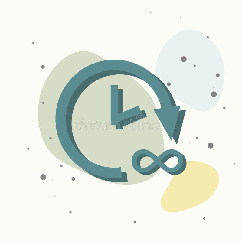 Infinity Time Vector Illustration Stock Illustrations – 1,301 Infinity ...