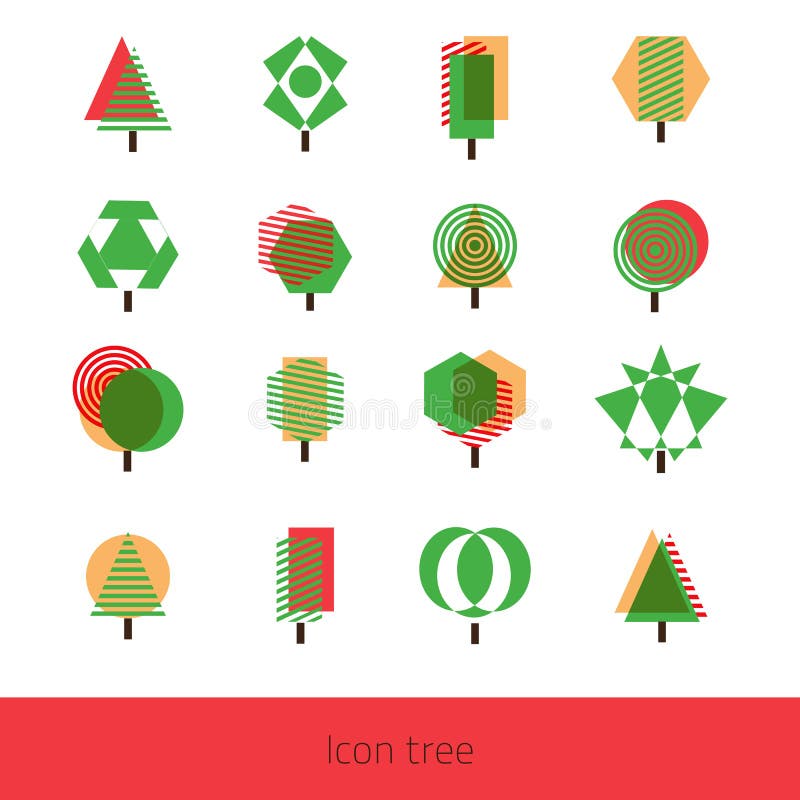 Vector Icon Tree stock vector. Illustration of natural - 55476812
