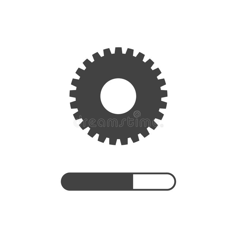 Vector Icon Update on White Isolated Background. Layers Grouped for ...