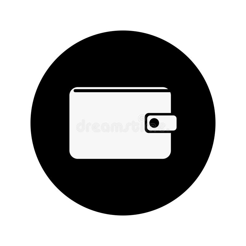 Wallet Empty and with Money Vector Icon on White Stock Vector ...