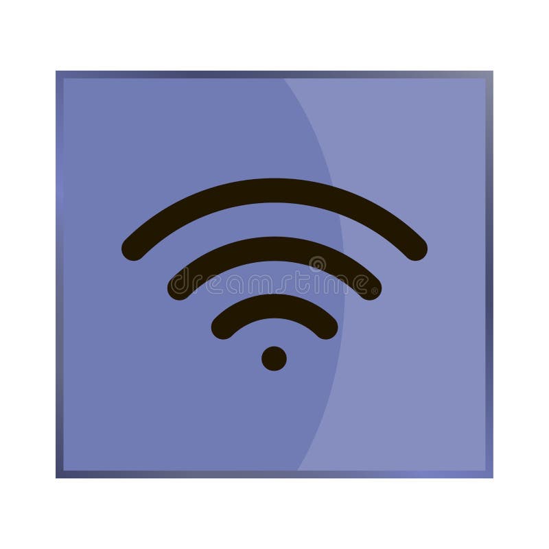 Vector icon wi -fi stock vector. Illustration of mobile - 92957071