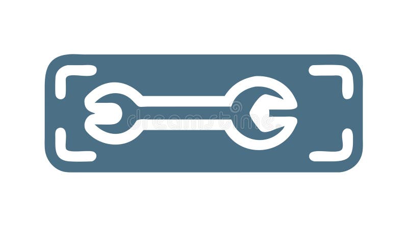 Wrench Spanner Settings Icon for Tools Repair Configuration and ...