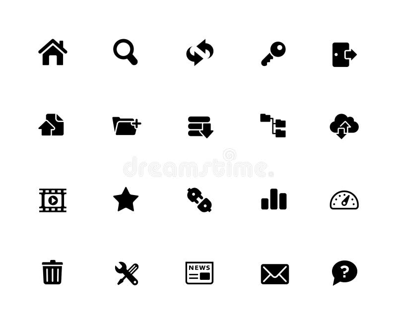 FTP & Hosting Icons // Basics Series Stock Vector - Illustration of ... FTP & Hosting Icons // Basics Series Stock Vector - Illustration of ...