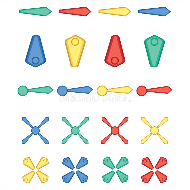 Cooling Fan Icons. Cool Fans Vector Symbols, Electrical Air Industry ...