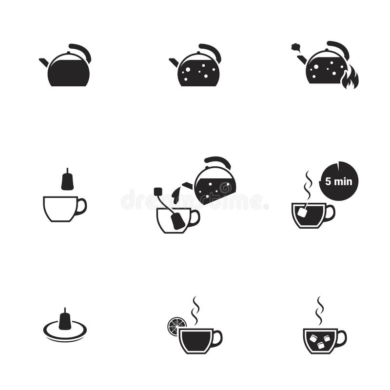 Tea Making Instruction Stock Illustrations – 99 Tea Making Instruction ...