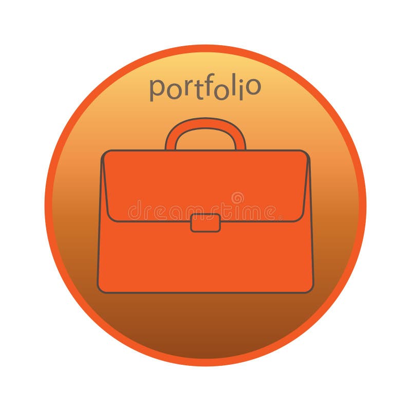 Vector icons portfolio stock vector. Illustration of vector - 47909526