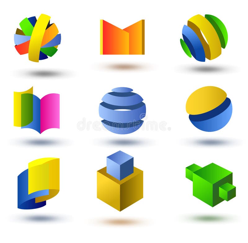 Vector icons set stock vector. Illustration of graphic - 25412857