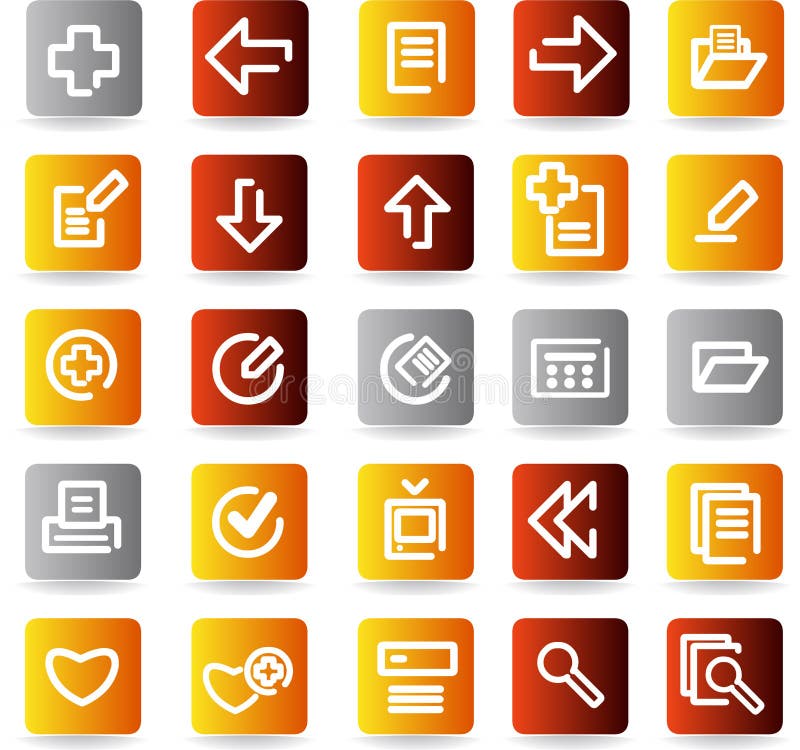 Vector Icons Set Picture. Image: 9979562