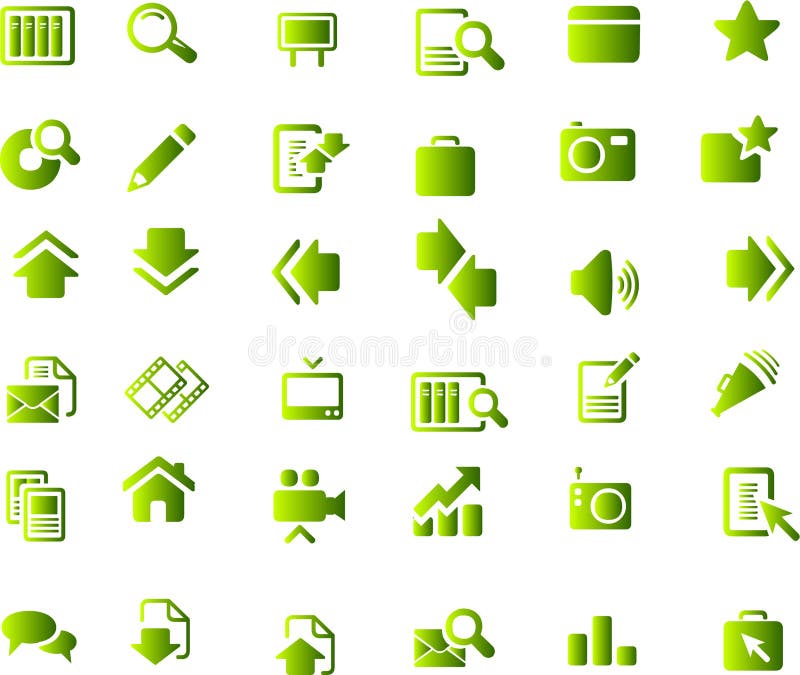 Vector Icons Set Picture. Image: 9979562