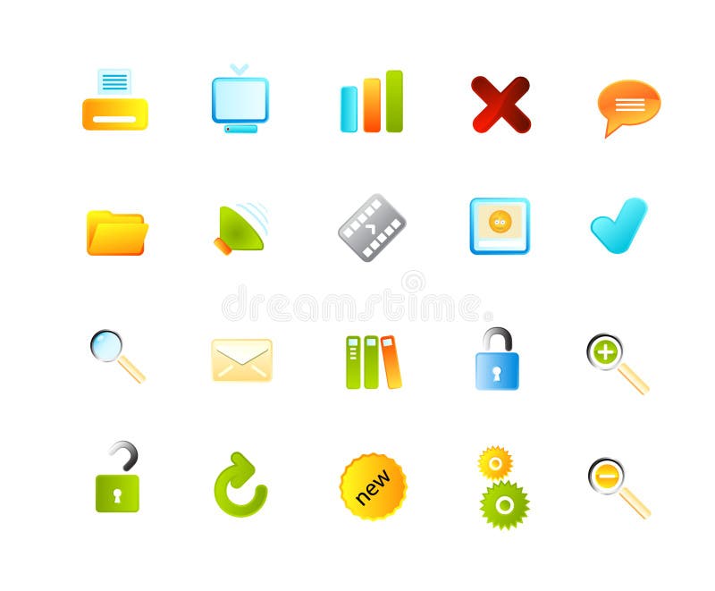Vector Icons Set Picture. Image: 9991239