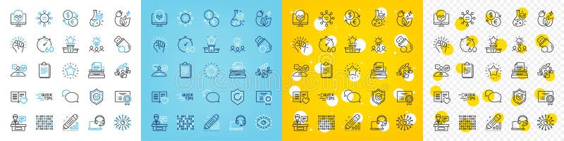Vector Icons Set of Ethics, Timer and Green Energy Line Icons. for Web ...