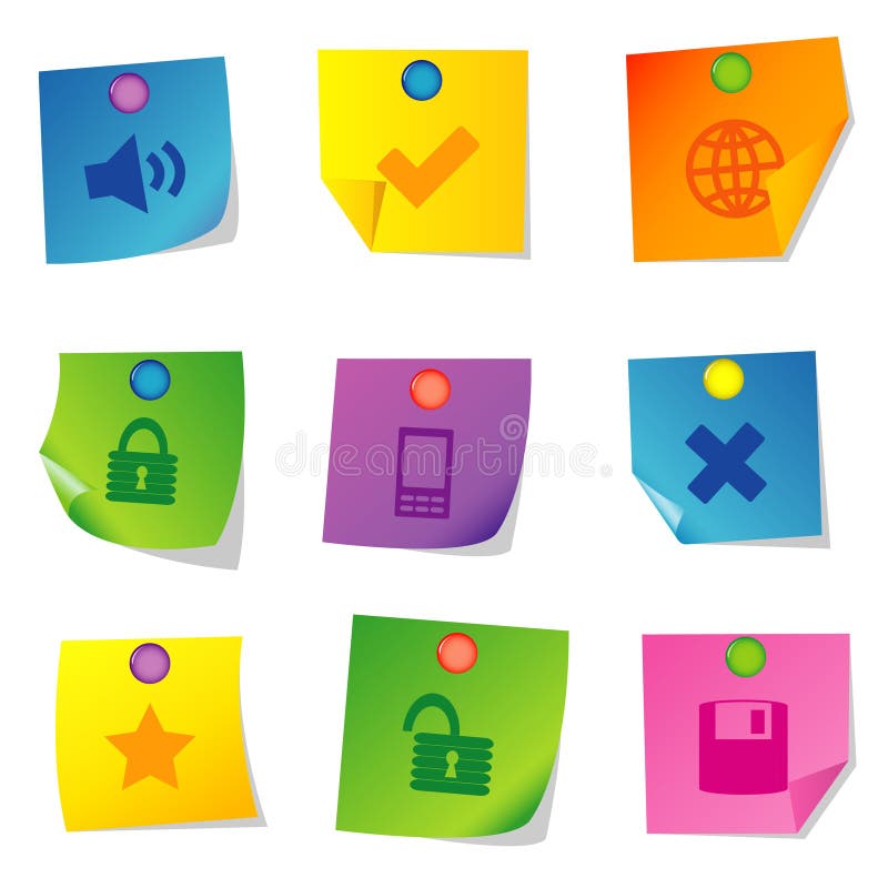 Vector icons Set three stock vector. Illustration of piece - 11478494