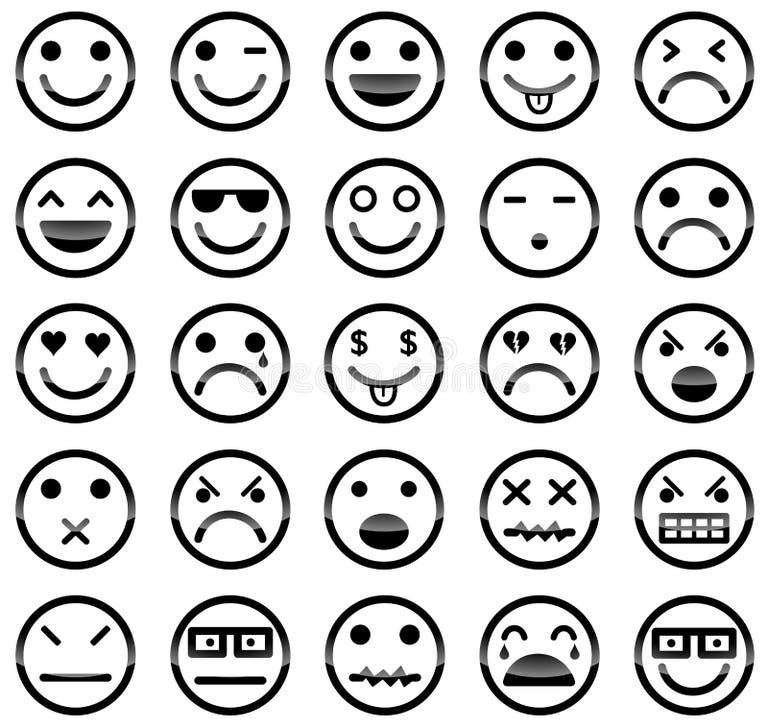 Negative Smiley Stock Illustrations – 6,172 Negative Smiley Stock ...