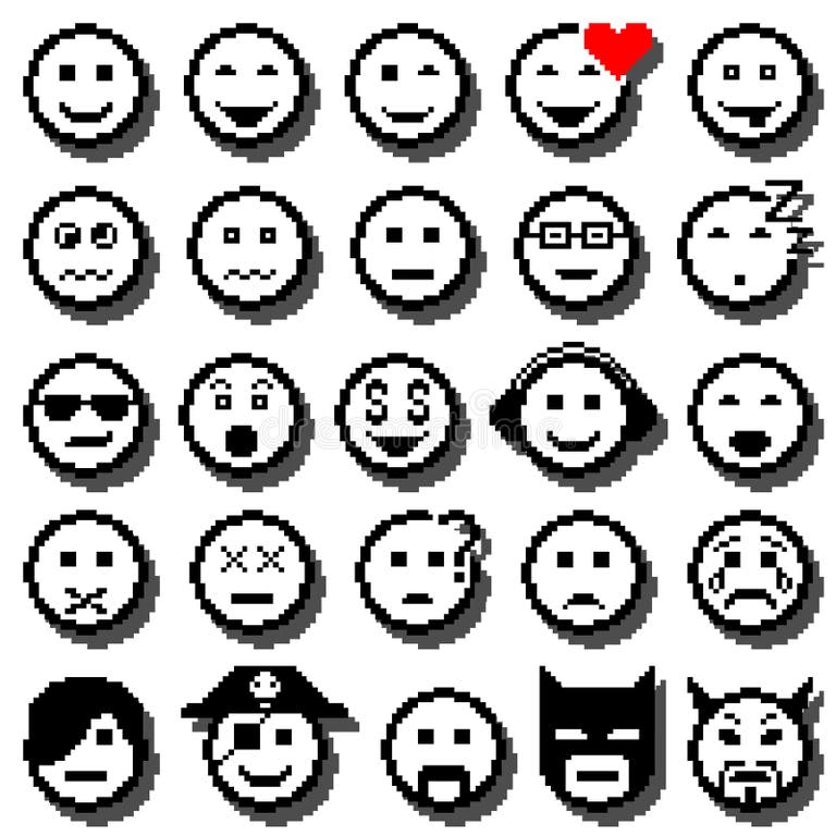 Pixel Art Face Icon Stock Illustrations – 5,066 Pixel Art Face Icon ...