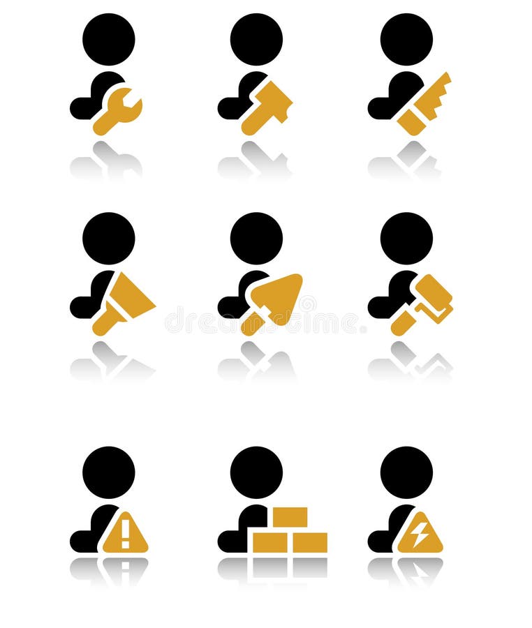 Builders Pictograms Stock Illustrations – 13 Builders Pictograms Stock ...