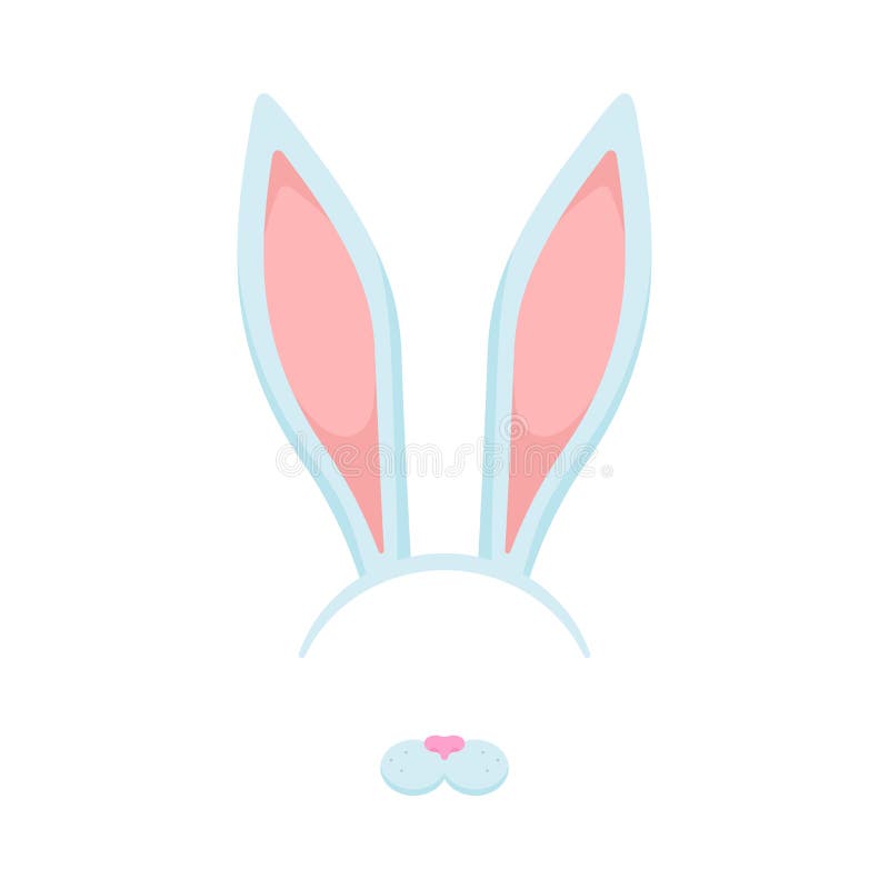 Bunny Ears Whiskers Stock Illustrations – 492 Bunny Ears Whiskers Stock ...