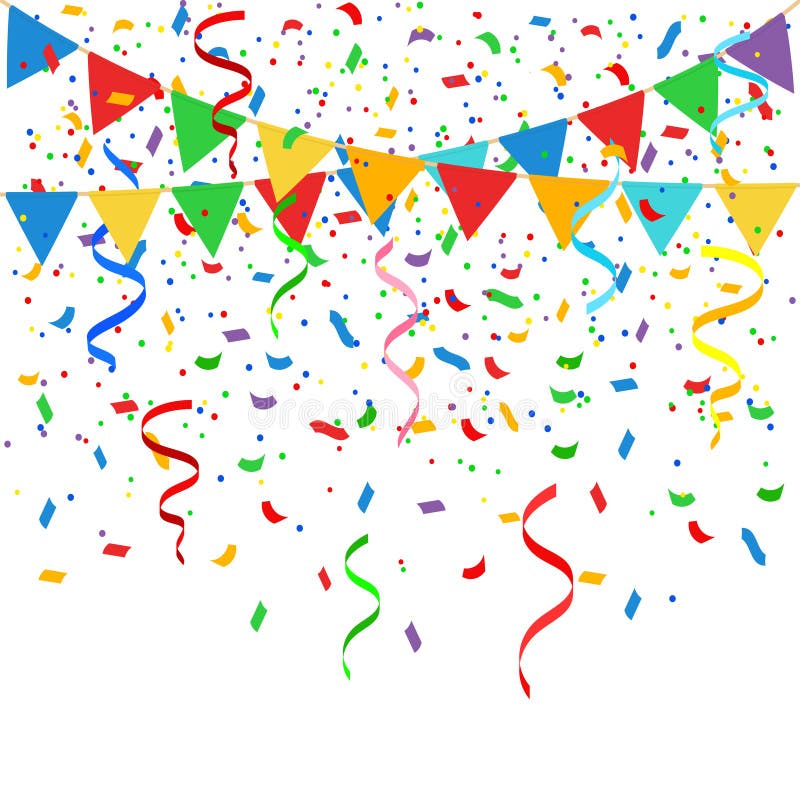 Party Cofetti Stock Illustrations – 79 Party Cofetti Stock ...