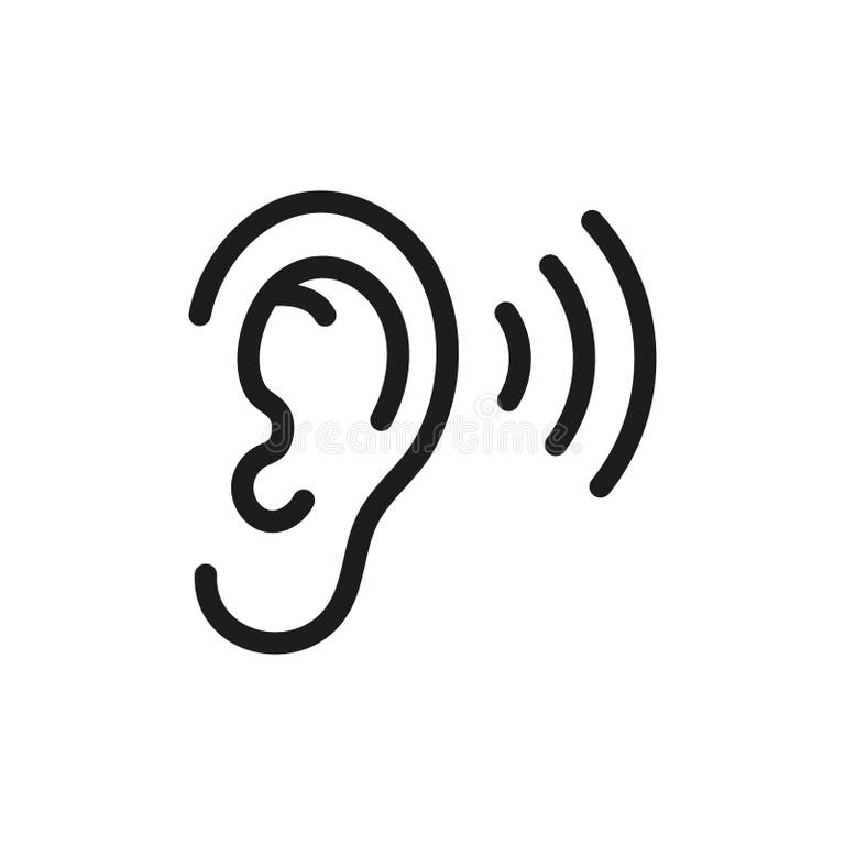 Hearing Icon Stock Illustrations – 14,207 Hearing Icon Stock ...