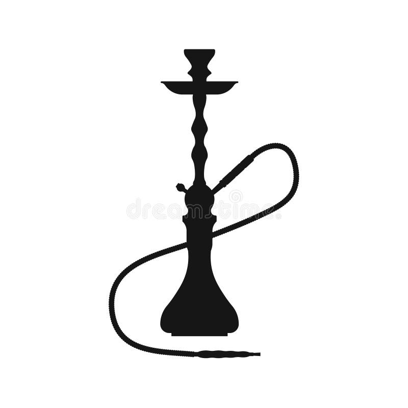Hookah Flat Line Icon. Shisha Symbol. Concept For Web Banners And ...