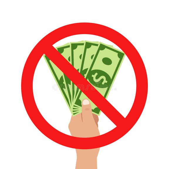 Vector Illstration of No Corruption Icon. Flat Design. Isolated. Stock ...