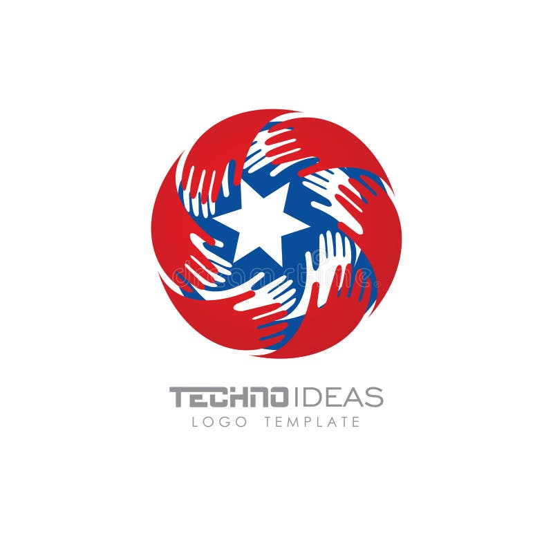 Hand Circle Design Ideas stock vector. Illustration of finger - 214699977