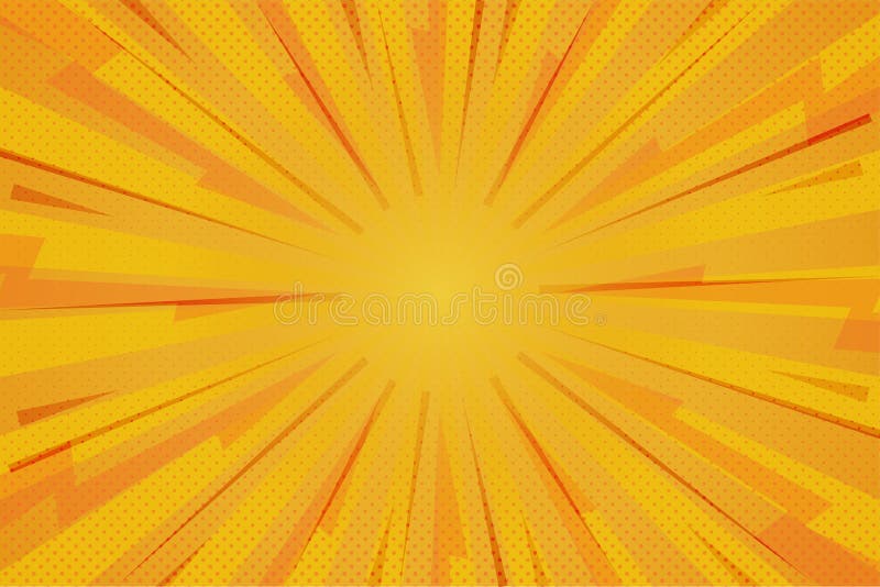 Vector Illustrated Cartoon Comic Halftone Fun Background. Stock Vector ...