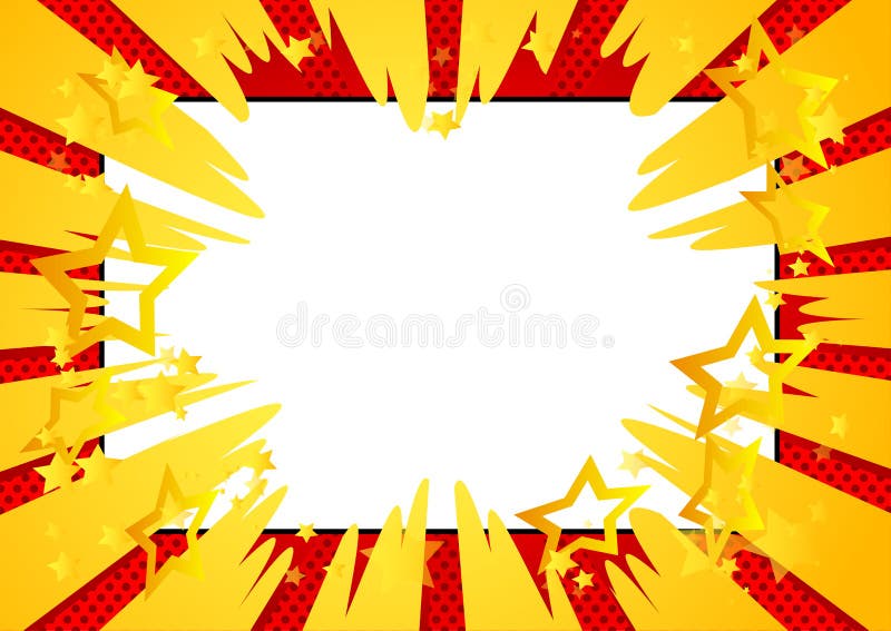 Comic Book Background Big Blank Square Stock Illustrations – 39 Comic ...