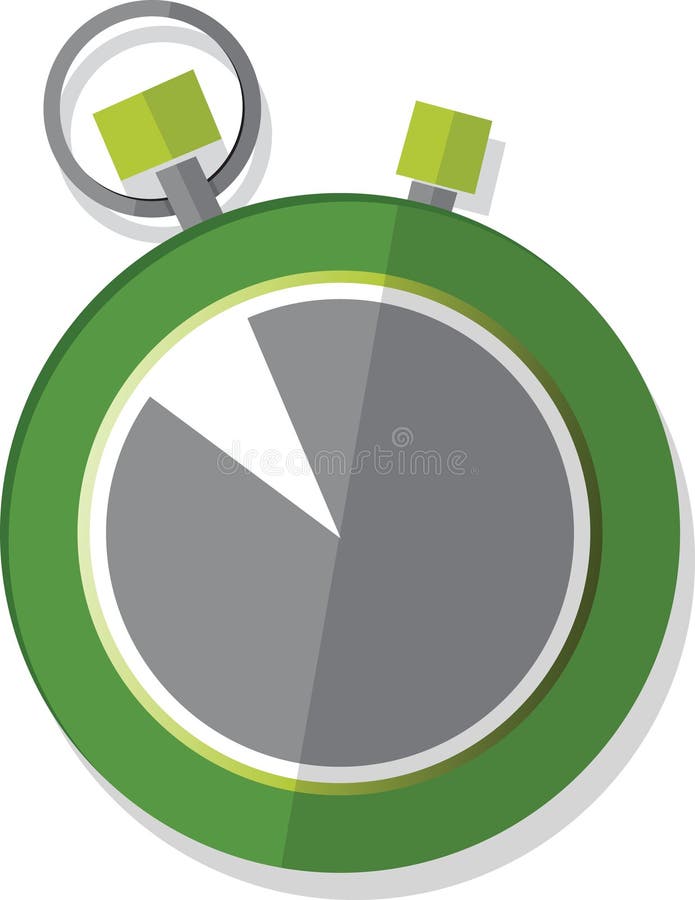 Illustrated Stop Watch stock vector. Illustration of stop - 30061015