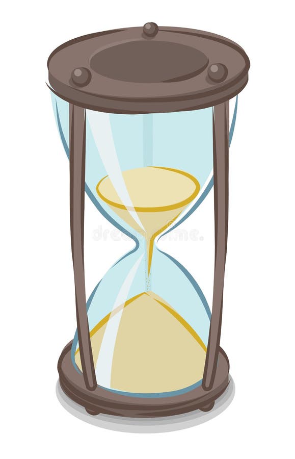 Vector Illustratie Van Zandloper Vector Illustratie - Illustration of ...