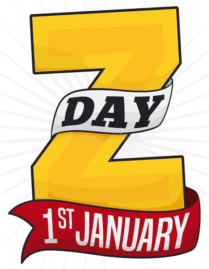 Golden Z Letter, Ribbon and Greeting Sign for Z Day, Vector ...