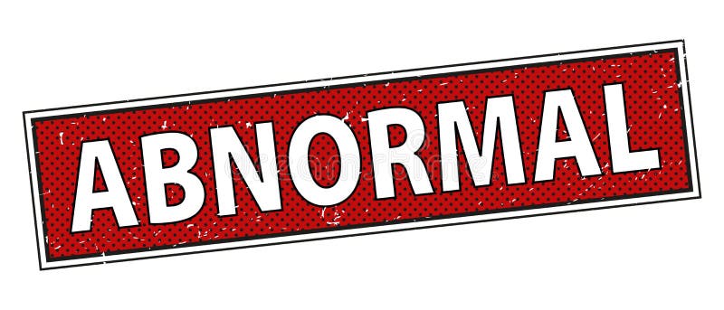 Vector Illustration of Abnormal Rubber Grunge Stamp Stock Vector ...