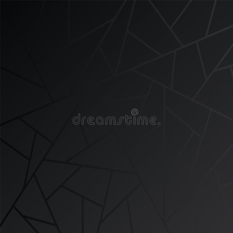 Vector Illustration of Abstract Background with Dark Lines and Black ...