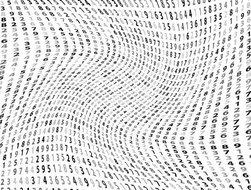 Vector Illustration of Abstract Big Data Numeric Business Background ... Vector Illustration of Abstract Big Data Numeric Business Background ...