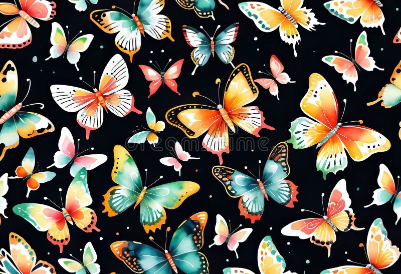 Vector Illustration, Abstract Butterfly Wings, Lace Pattern, Children S ...