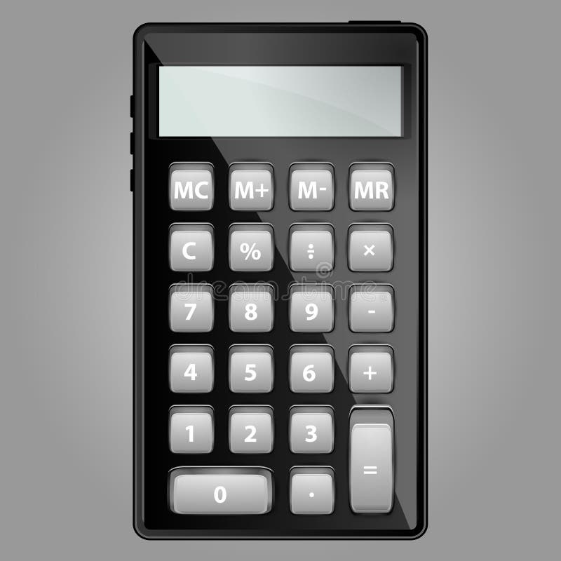 Vector Illustration Abstract Calculator Background Stock Illustration ...