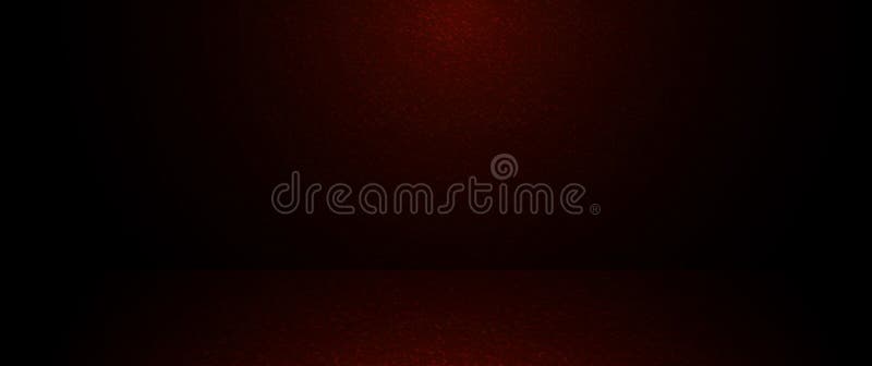 Vector Illustration Abstract Empty Dark Red and Black Color Studio Room ...