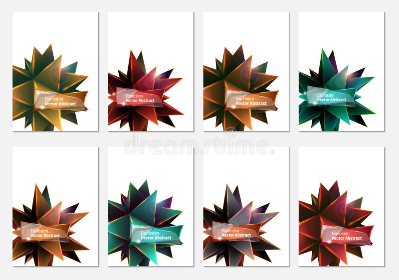 Vector Illustration of an Abstract Explosion. Stock Vector ...