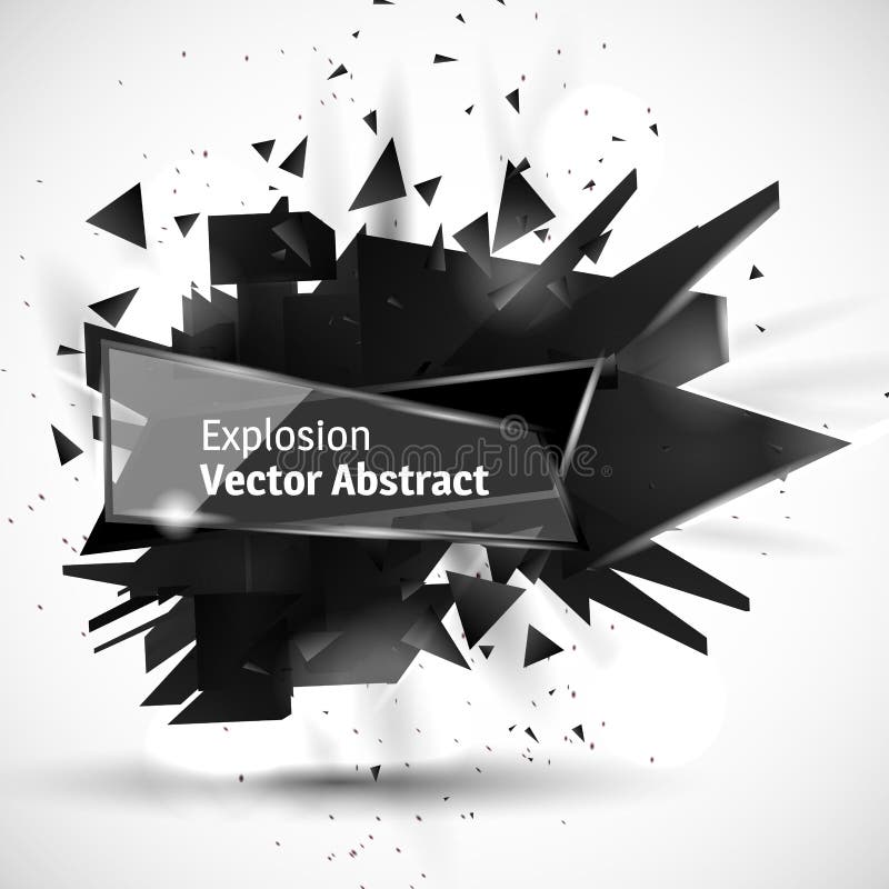 Vector Illustration of an Abstract Explosion. Stock Vector ...