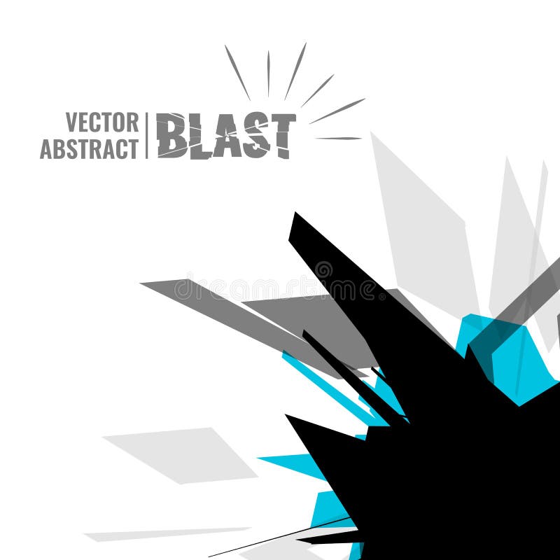 Vector Illustration of an Abstract Explosion. Stock Vector ...
