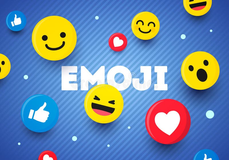 Emoji Background stock illustration. Illustration of emojibacground ...