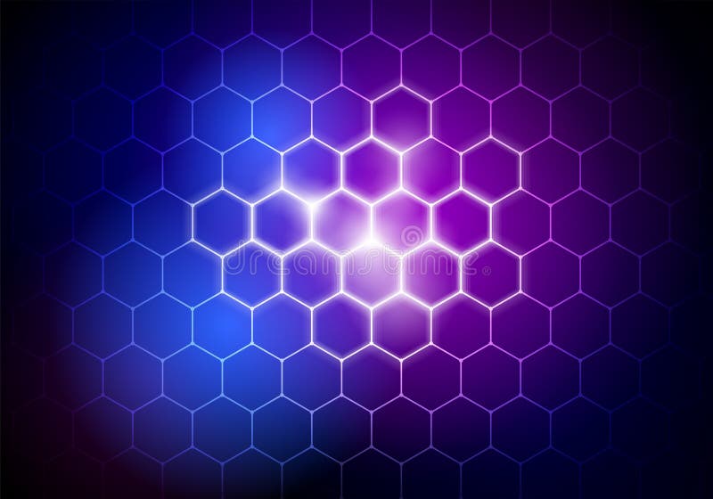 Technology Concept Abstract Hexagon Stock Illustrations – 75,781 ...