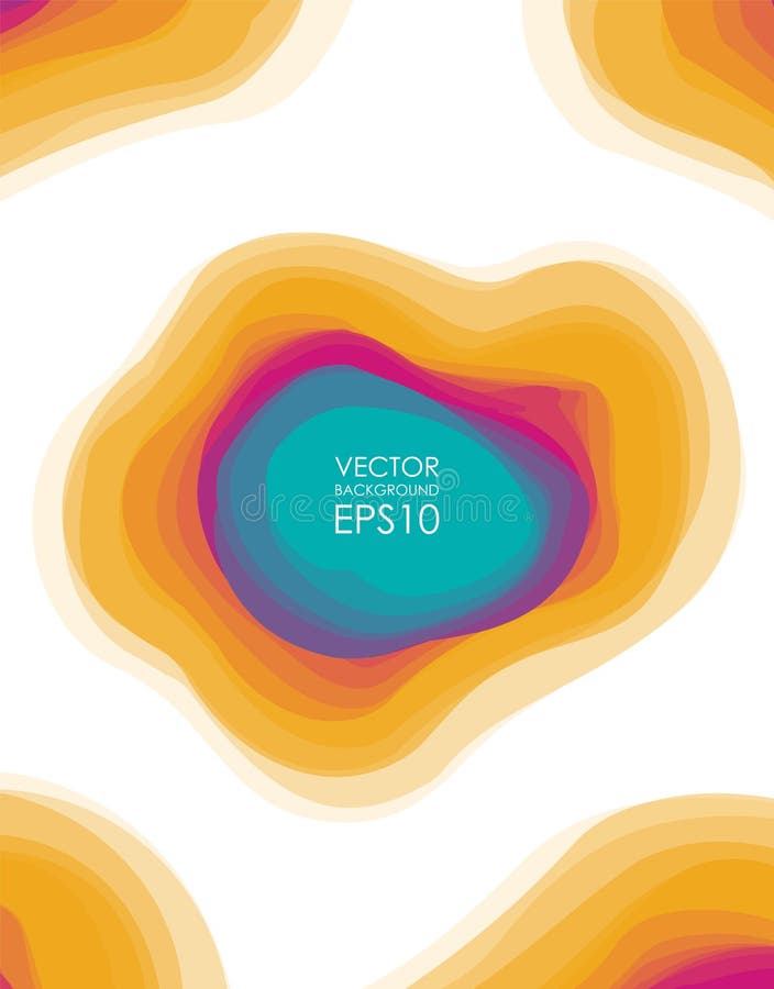 Abstract Poster Design Template with Space for Text Stock Vector ...